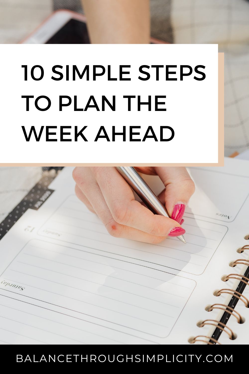 10 Simple Steps to Plan the Week Ahead (2026 Edition)