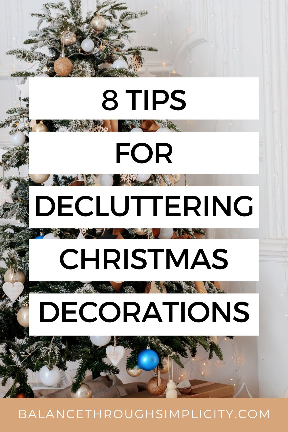 8 Tips for Decluttering Christmas Decorations