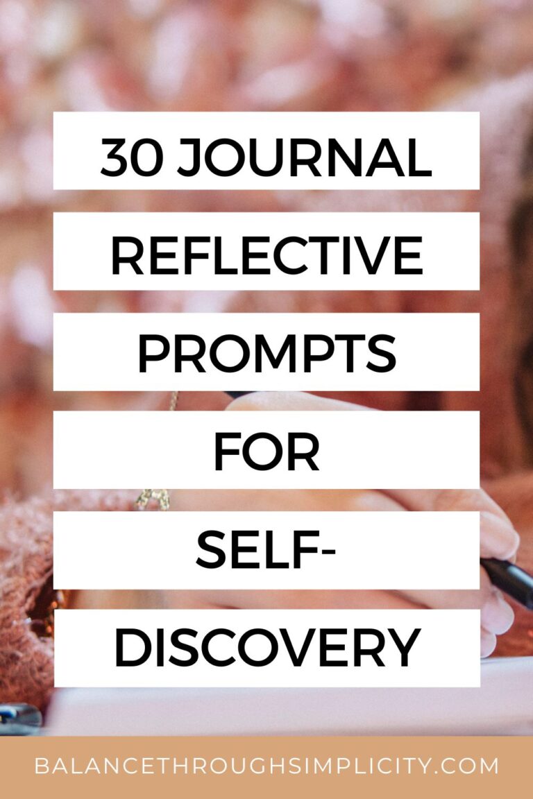 30 Reflective Journal Prompts for Self-Discovery