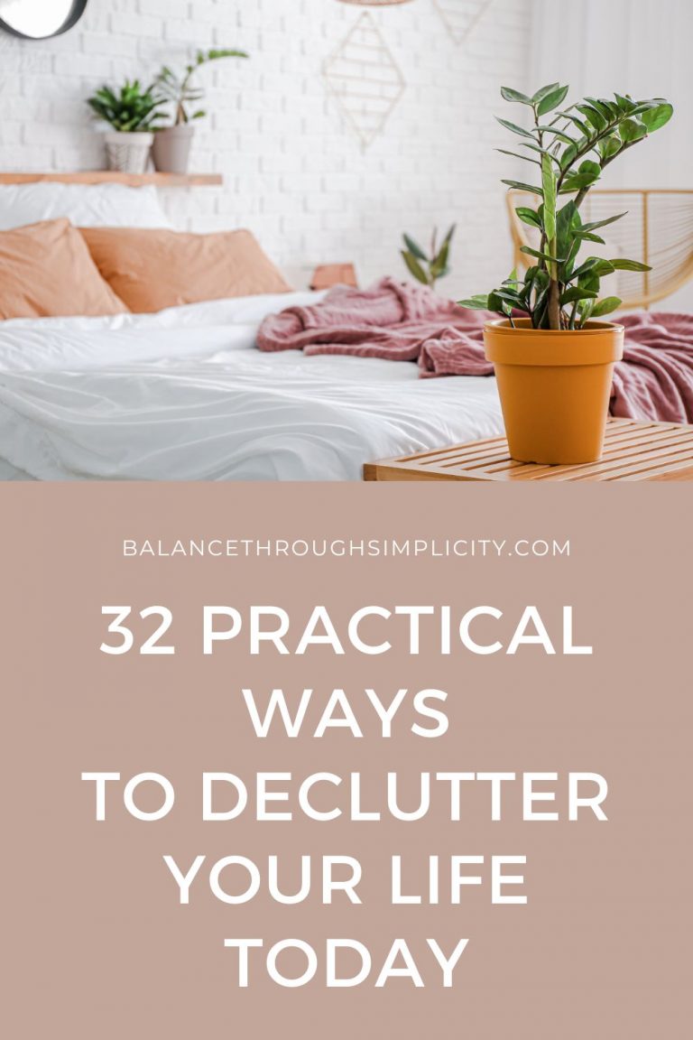 32 Simple Ways to Start Decluttering Your Life