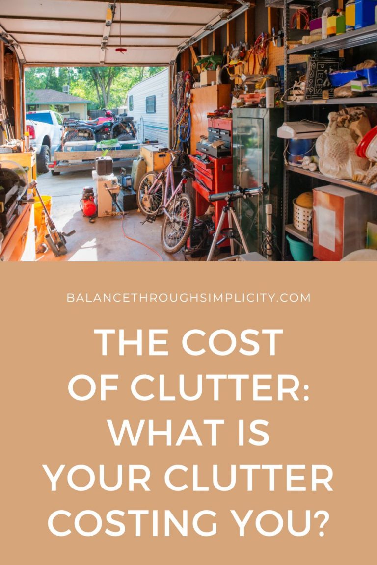The Cost of Clutter: 14 Ways Your Clutter Is Costing You