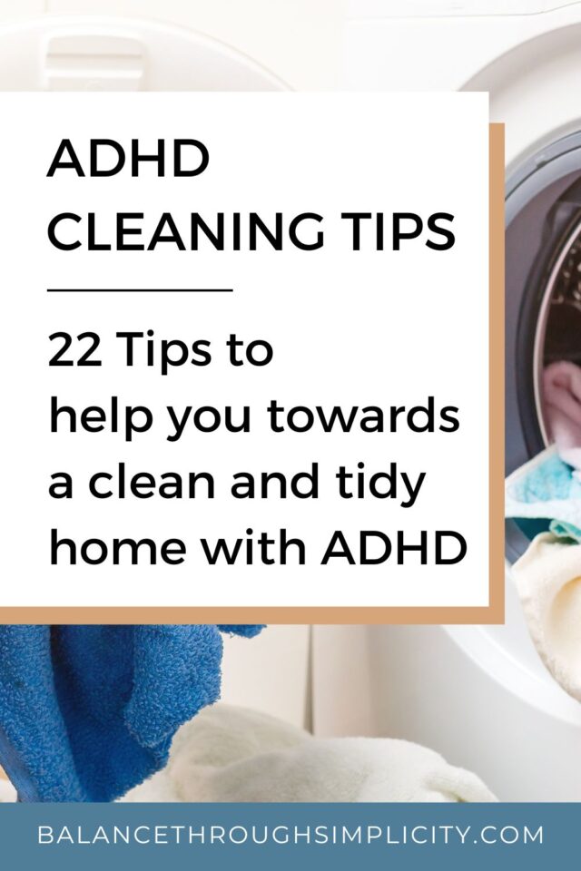 ADHD Cleaning Tips: Ways to Help Keep a Clean Home