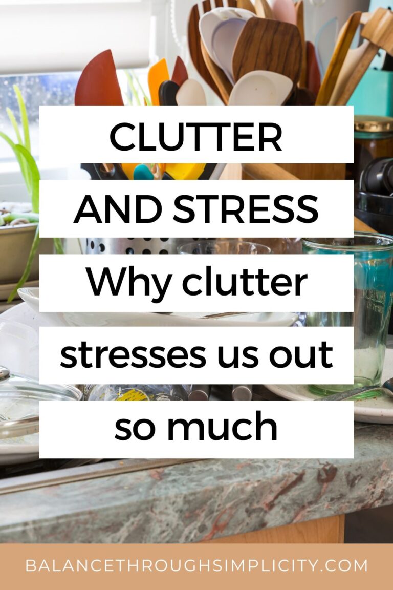 Clutter and Stress: Why Clutter Stresses Us Out