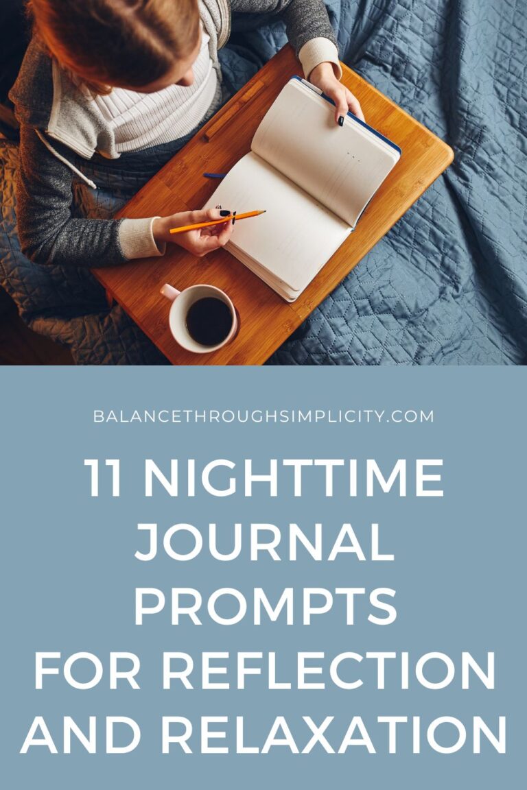 11 Nighttime Journal Prompts for Reflection and Decluttering Your Mind