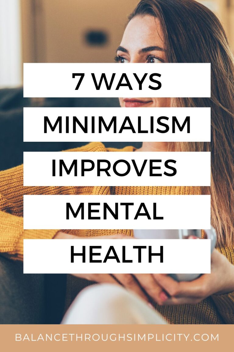 Minimalism and Mental Health: 7 Ways Minimalism Supports Better Mental ...