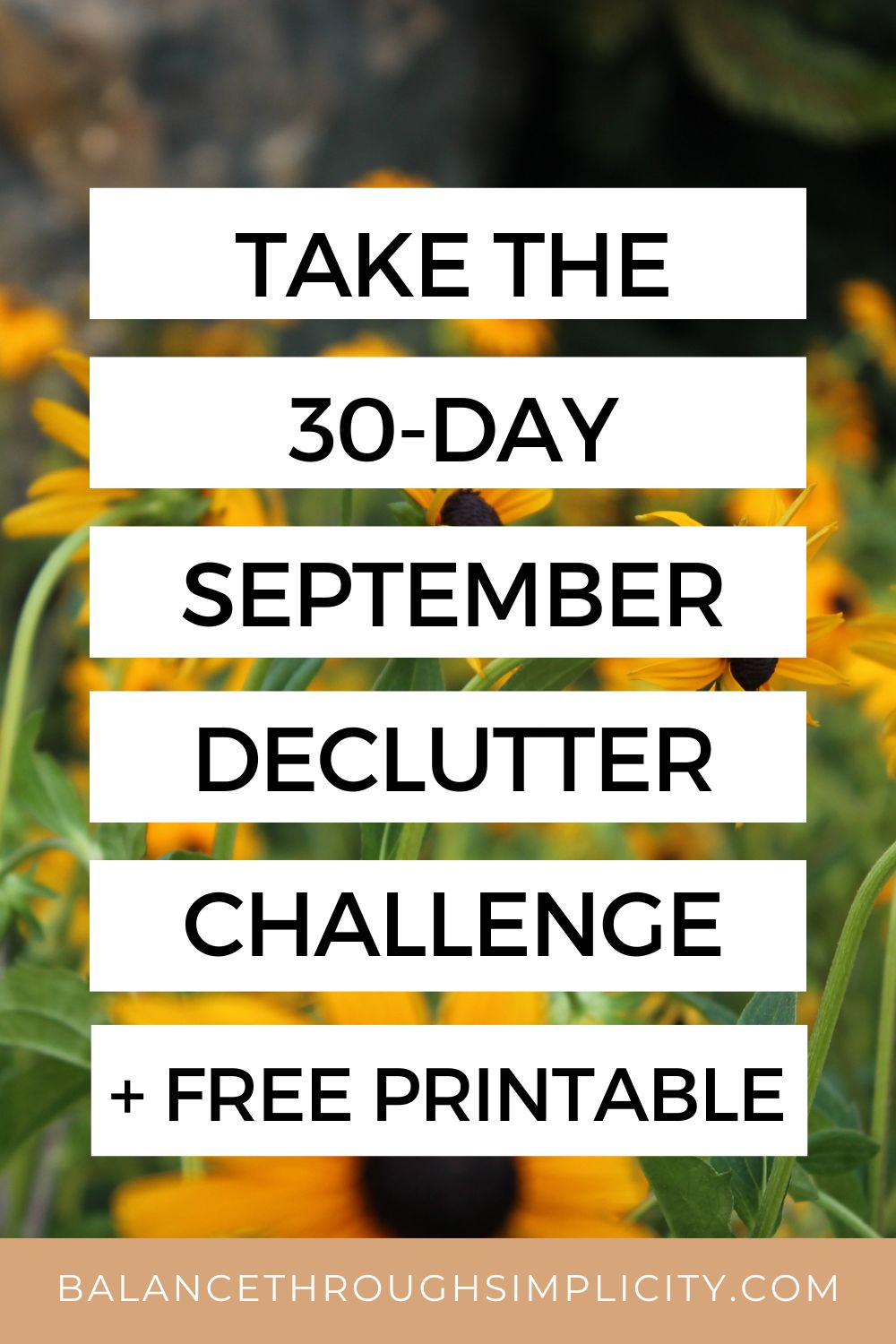 September Declutter Challenge to Get Ready for the Autumn Busy Season