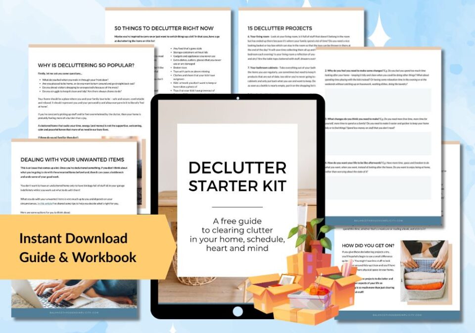 Get Your Free Declutter Starter Kit