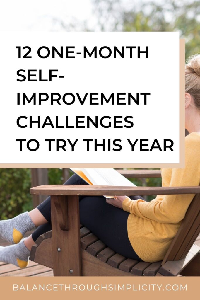 12 One-Month Self-Improvement Challenges to Try This Year