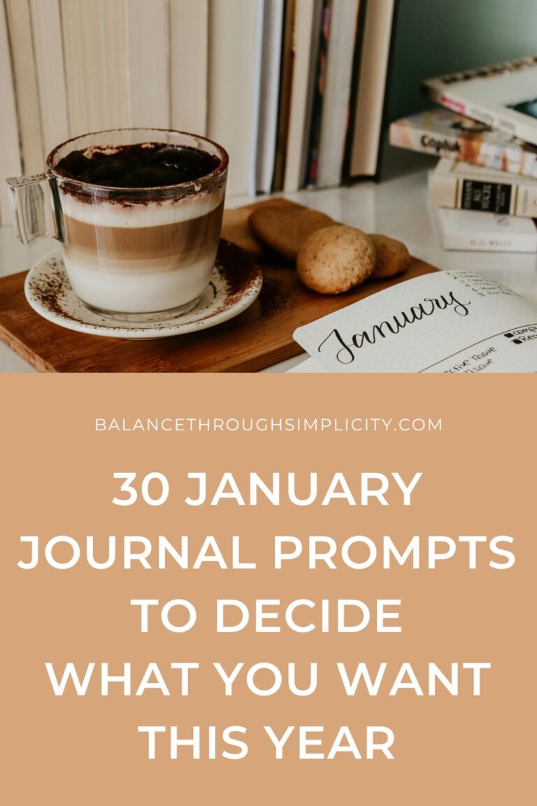 30 January Journal Prompts to Decide What You Want This Year