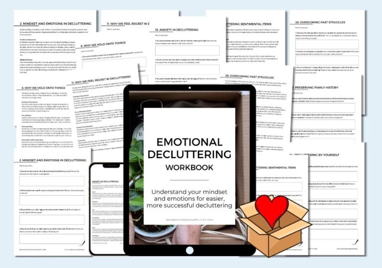 Emotional Decluttering Workbook