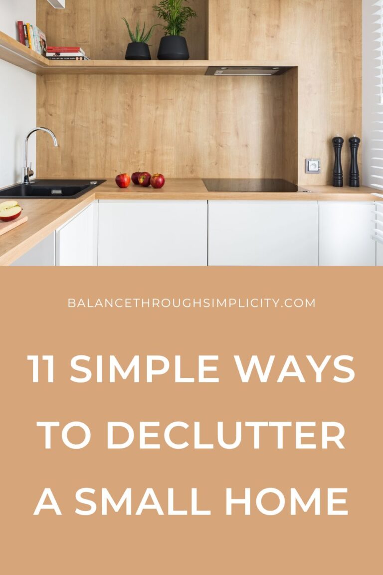 11 Simple Ways to Declutter a Small Home